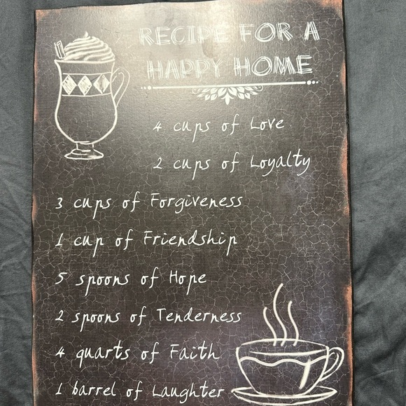 Hobby Lobby | Wall Decor | Hobby Lobby Black And White Recipe For A ...